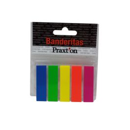 INDEX BANDERITAS PRAXTON 5 COLORES PAQUETE 12UD | Novedades Marlu